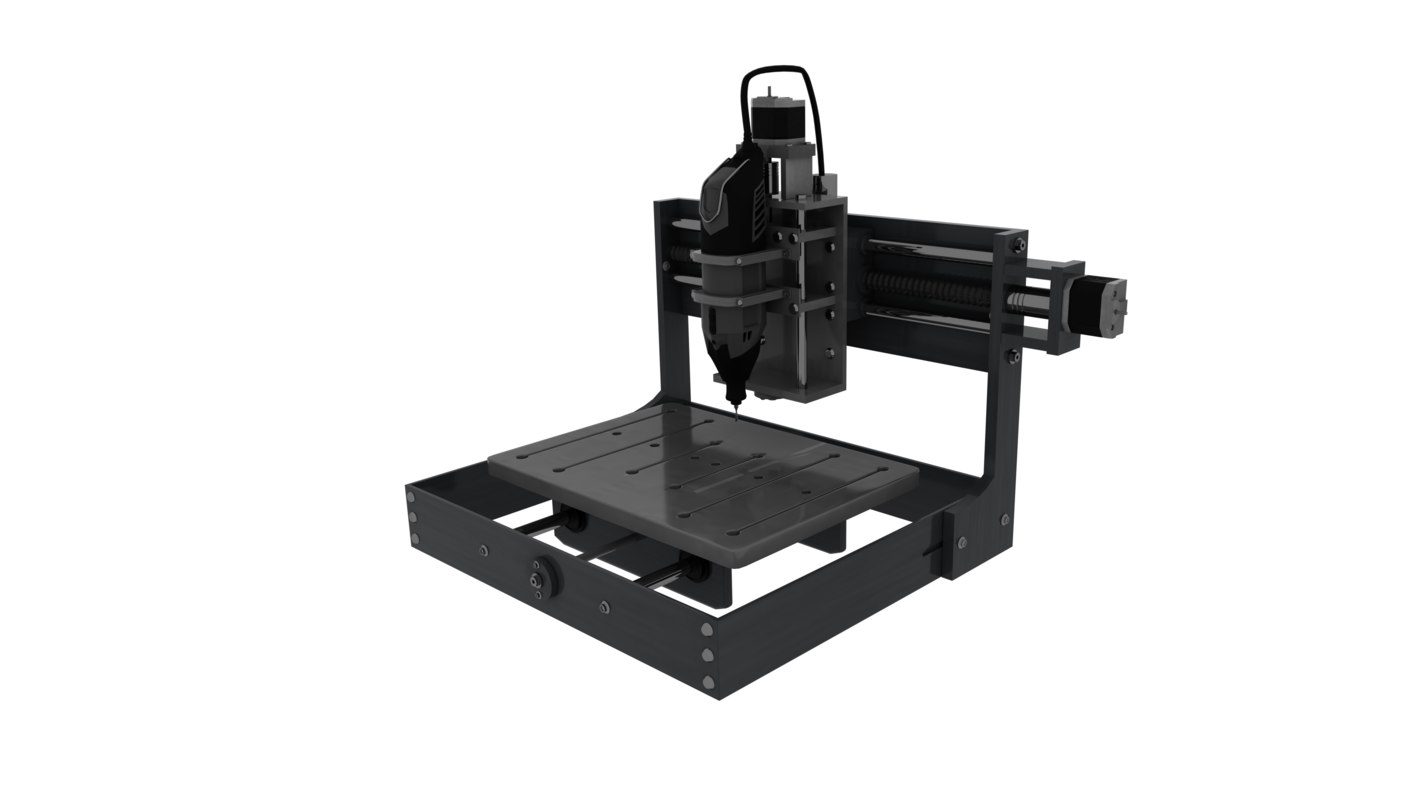 3D cnc machine model - TurboSquid 1307199
