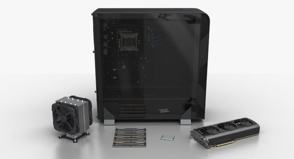 Generic gaming desktop pc 3D model - TurboSquid 1307395