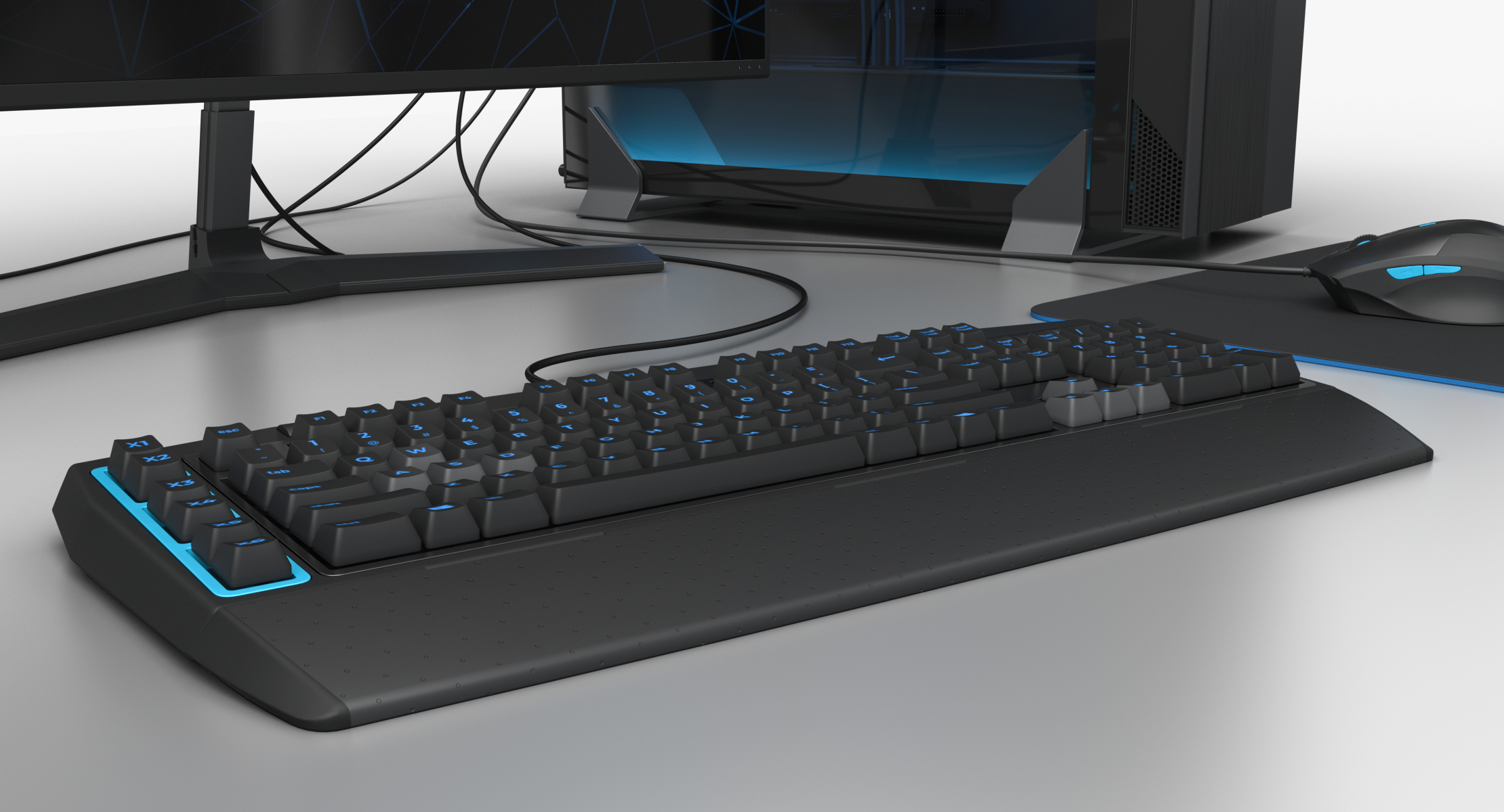 Generic gaming desktop pc 3D model - TurboSquid 1307395