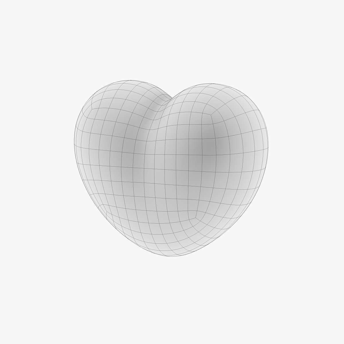 3D cartoon heart model - TurboSquid 1307532