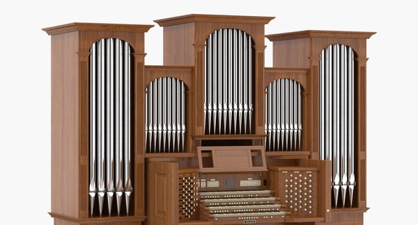 3D church pipe organ model - TurboSquid 1307583