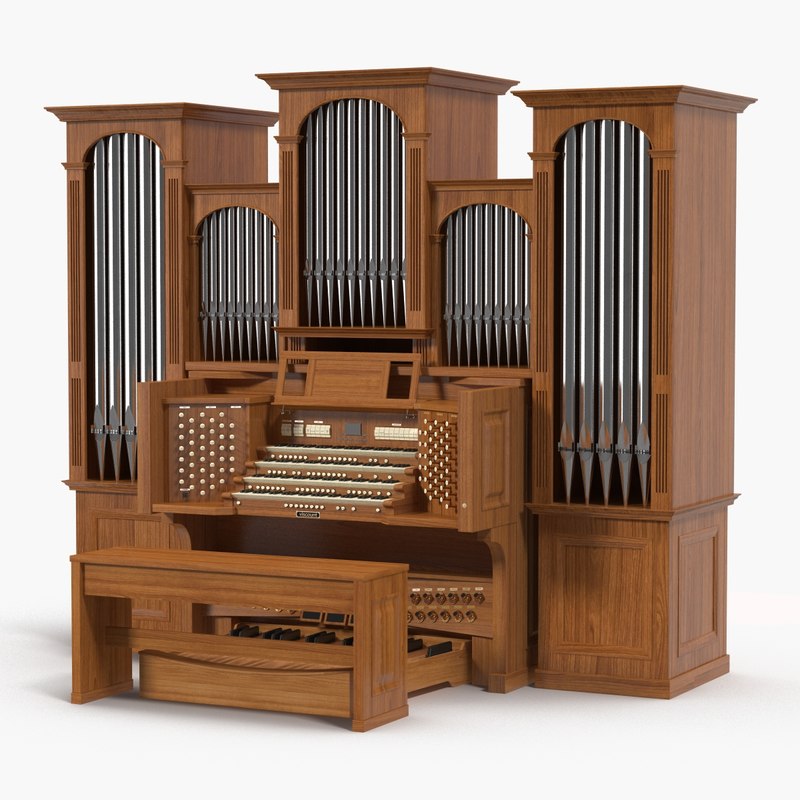 3D church pipe organ model - TurboSquid 1307583