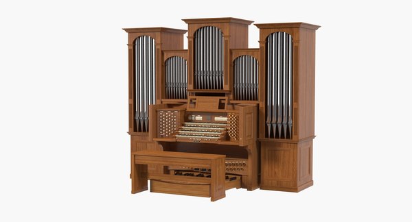 3D church pipe organ model - TurboSquid 1307583