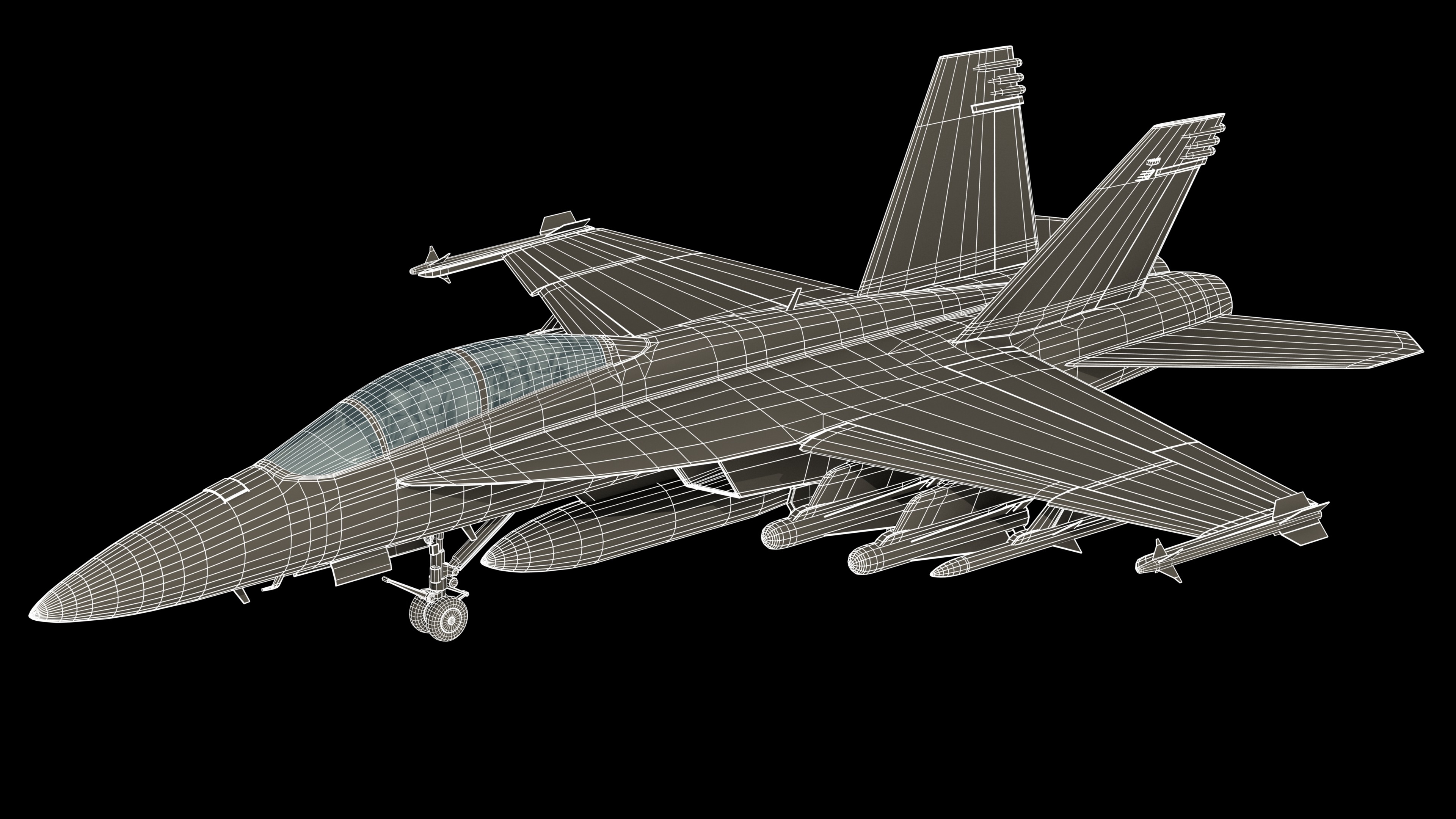Super hornet fa18f 3D model - TurboSquid 1307613