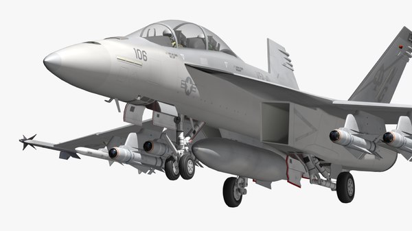 Super hornet fa18f 3D model - TurboSquid 1307613