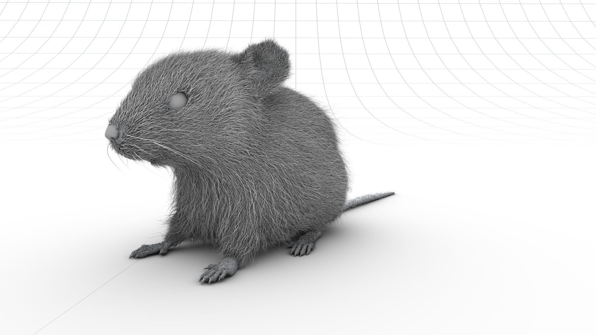 Maus-realistischer Stil - braunes Fell 3D-Modell - TurboSquid 1307654