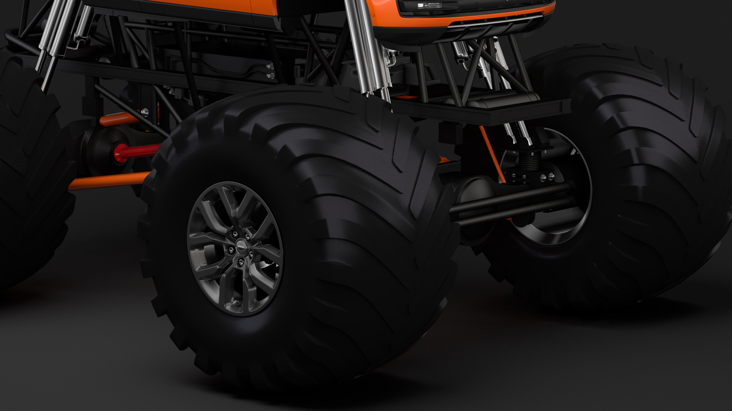 3D model monster truck range rover - TurboSquid 1307718