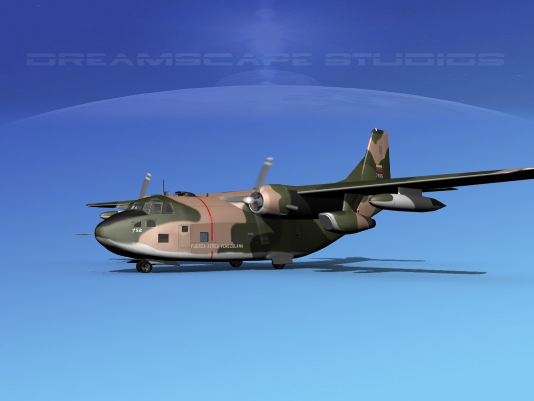 3D aircraft fairchild c-123 provider model - TurboSquid 1307985