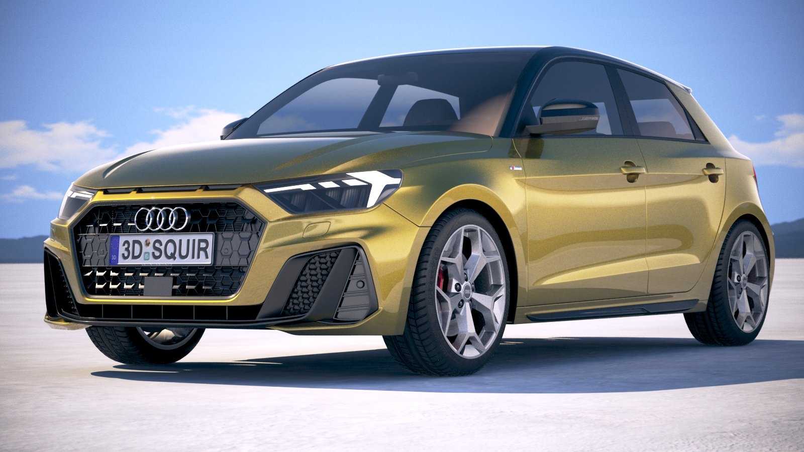 3D audi a1 2019 model - TurboSquid 1308005