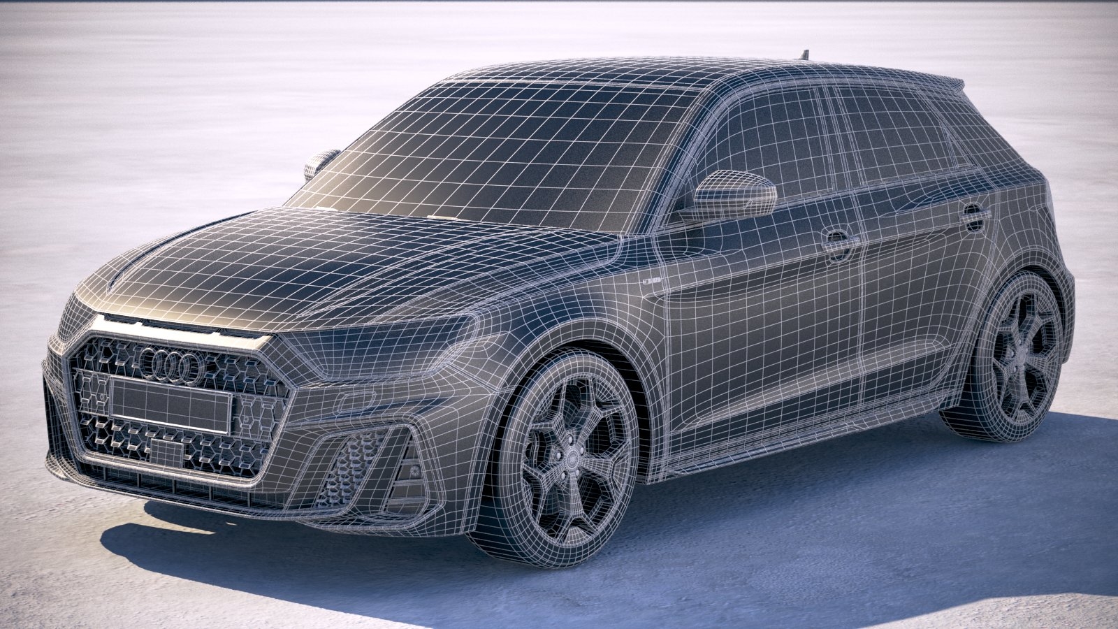 3D audi a1 2019 model - TurboSquid 1308005