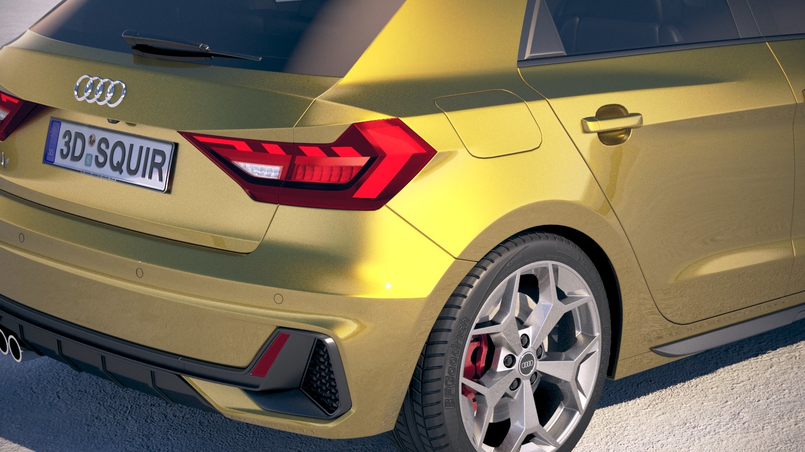 3D audi a1 2019 model - TurboSquid 1308005