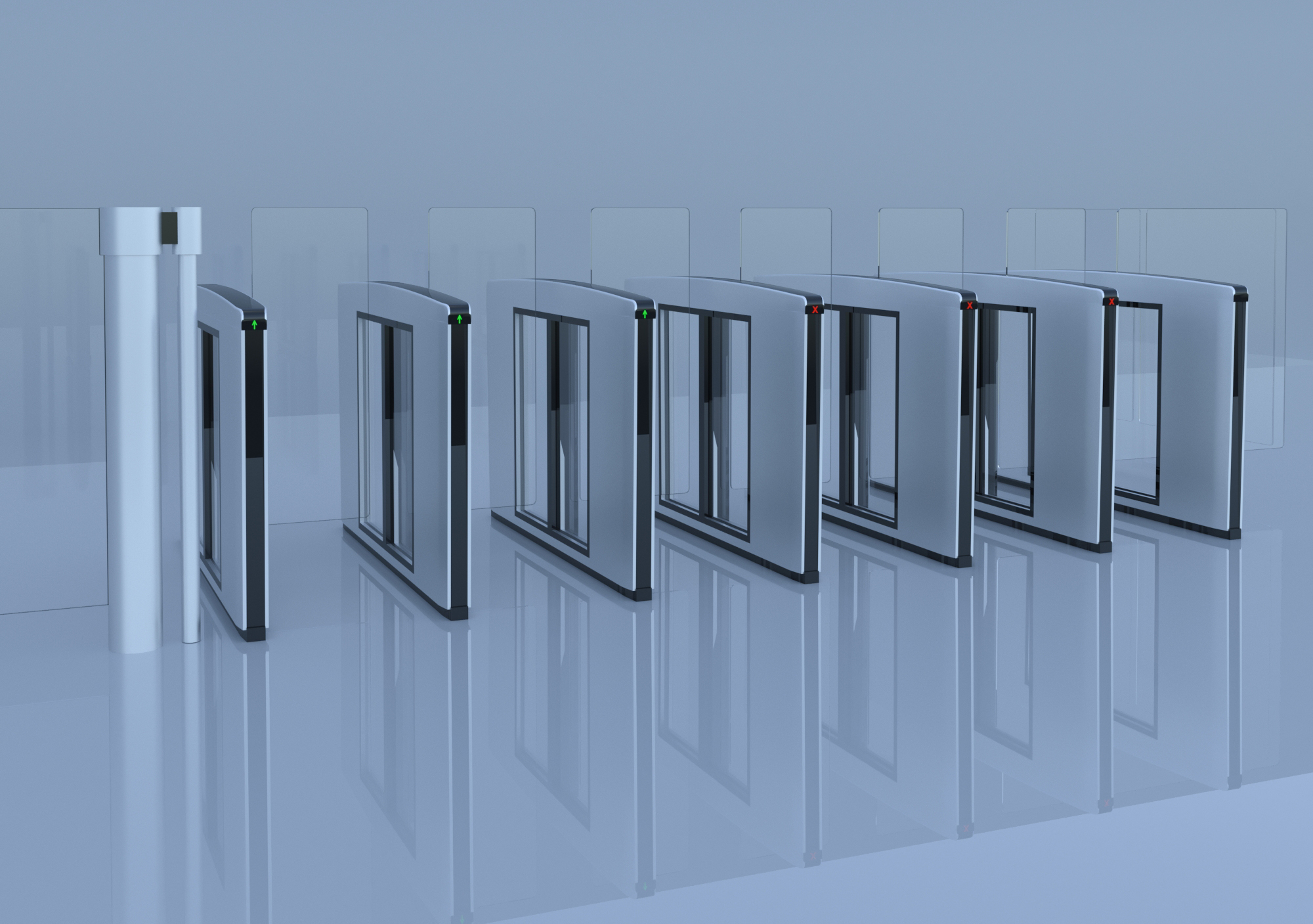 Speed gate 3D model - TurboSquid 1308041