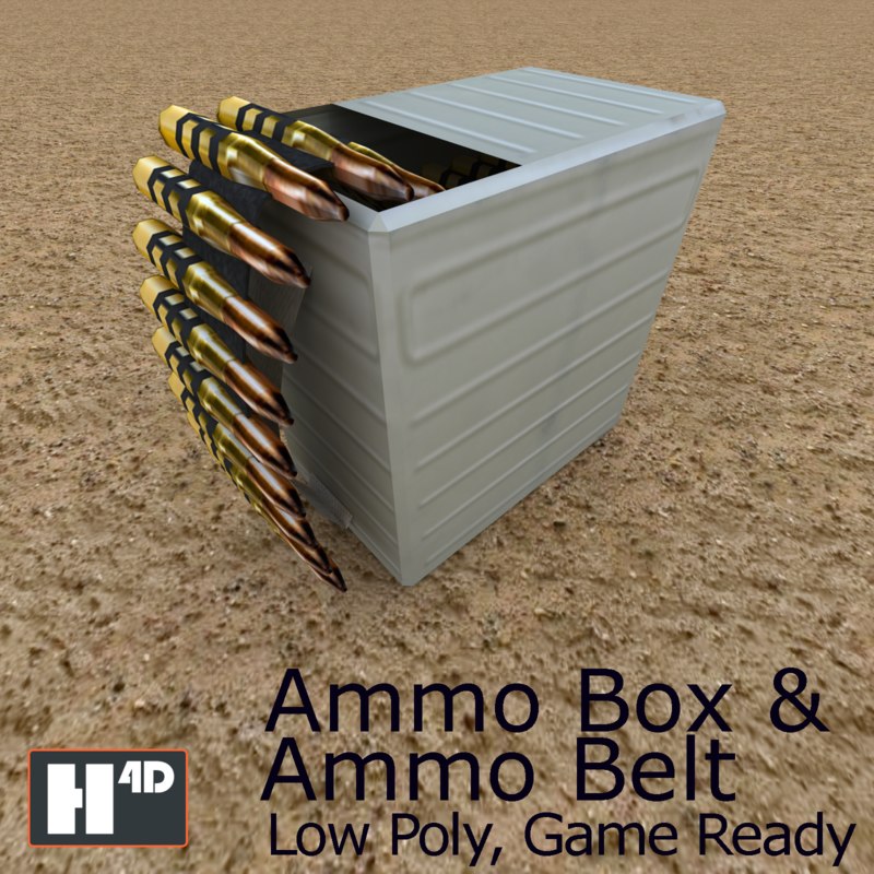 3D ammunition box ammo belt model - TurboSquid 1308063 3D ammunition box ammo belt model - TurboSquid 1308063