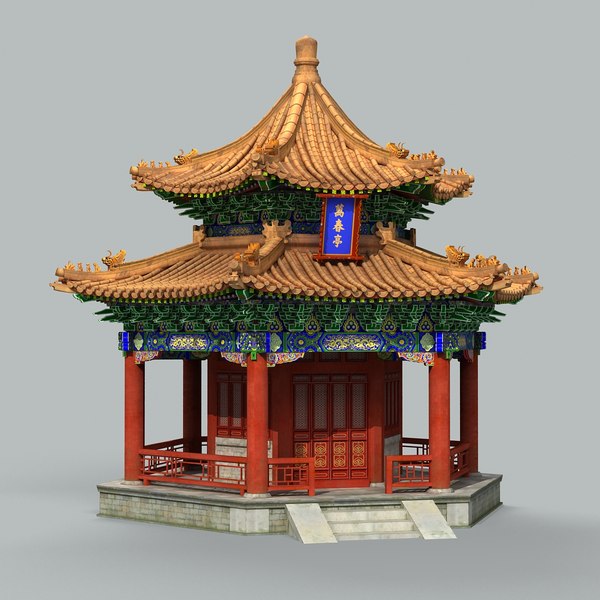 Ancient chinese building 3D model - TurboSquid 1450334