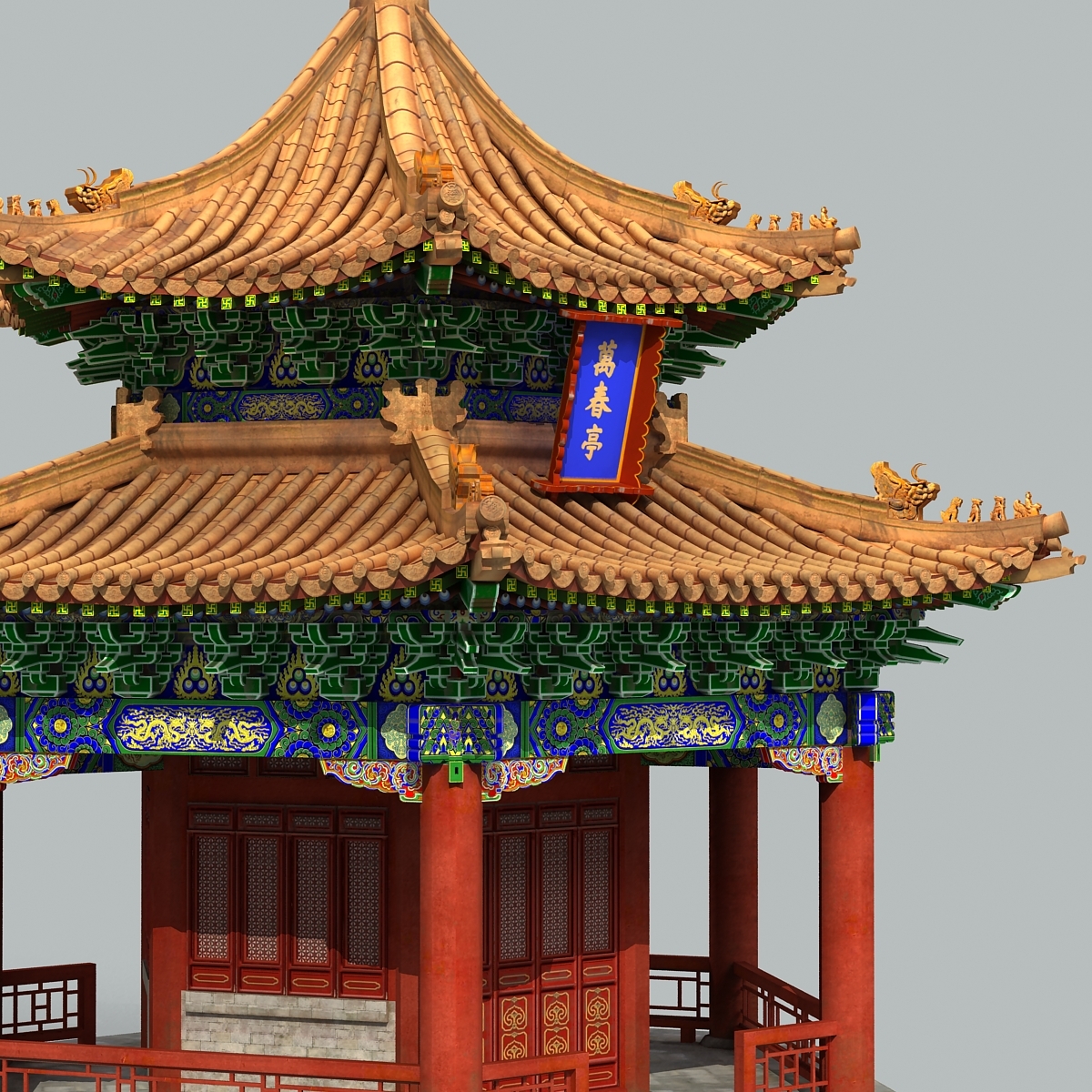 Traditional chinese building 3D - TurboSquid 1308071