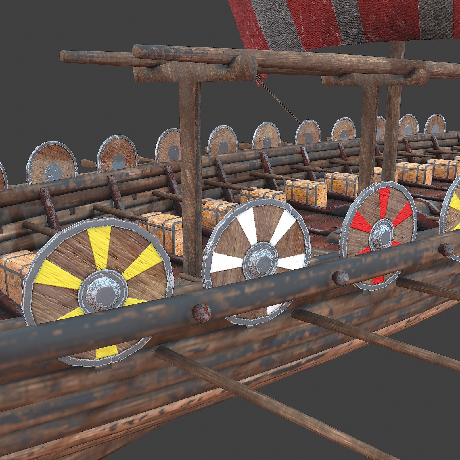 3D model medieval ship modeled - TurboSquid 1308220