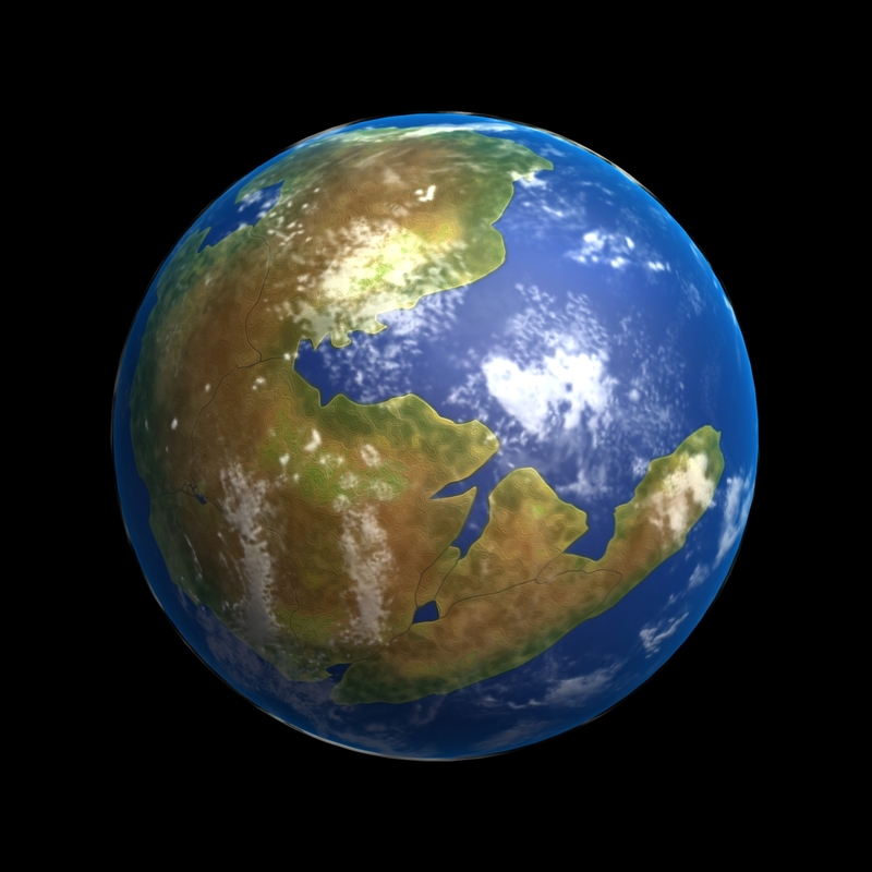 3D earth pangaea - TurboSquid 1308222