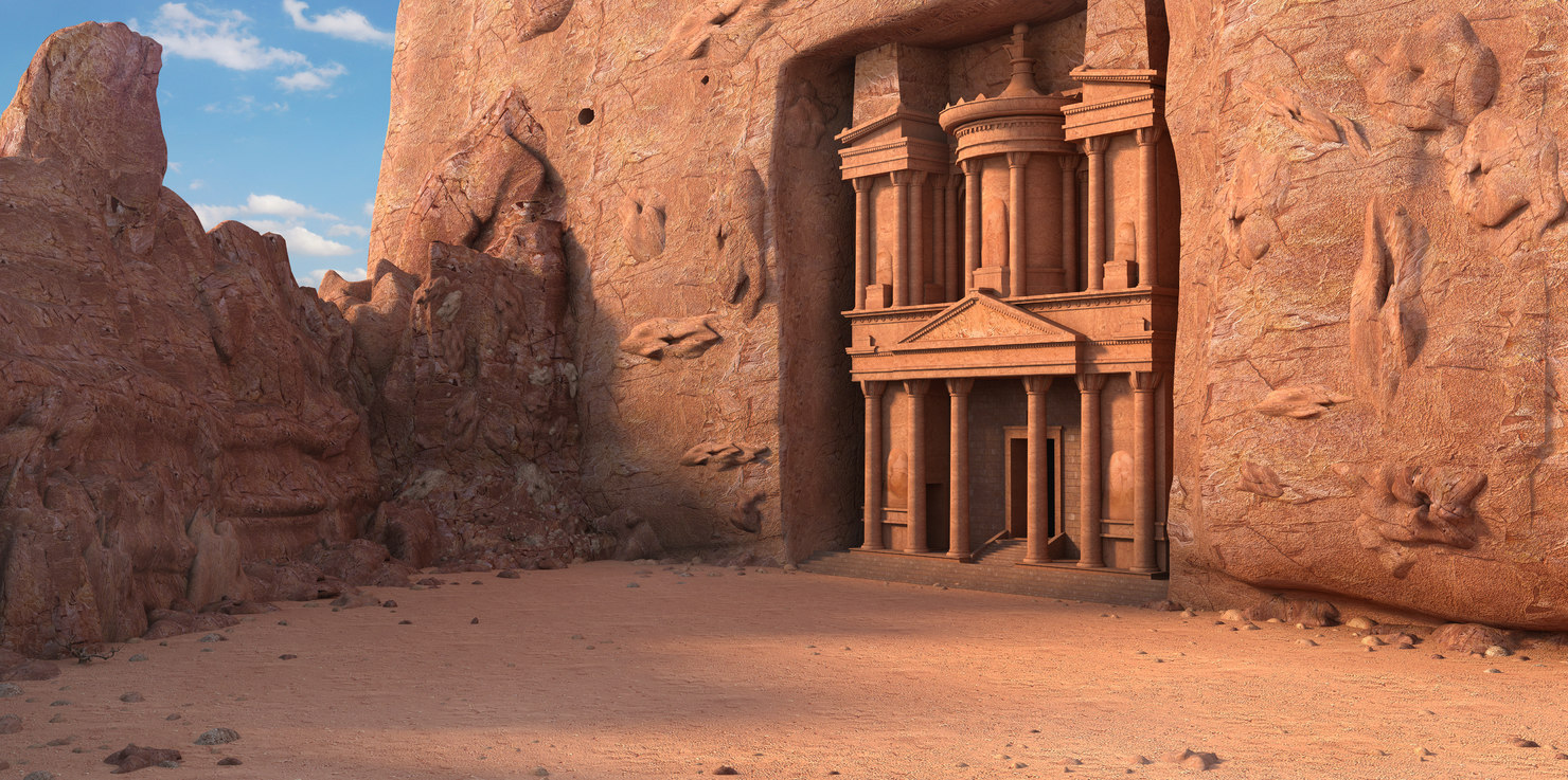 Historic petra jordan 3D model - TurboSquid 1308486
