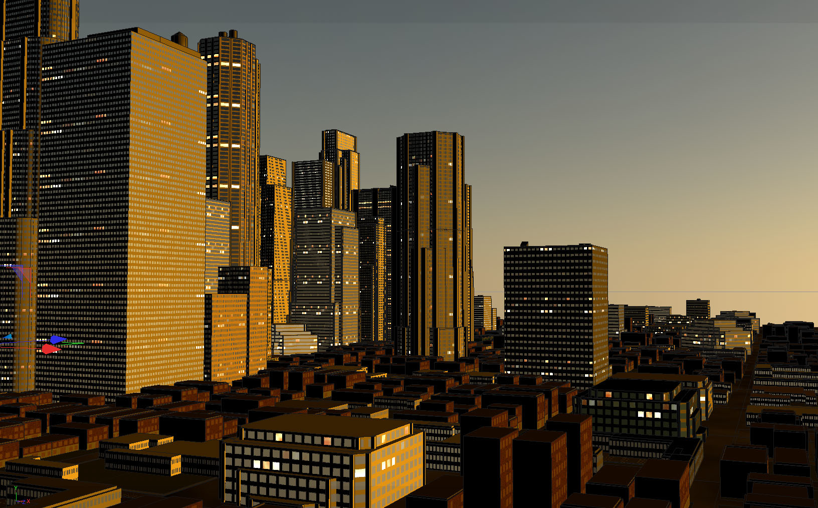 Cityscape night 3D model - TurboSquid 1308688