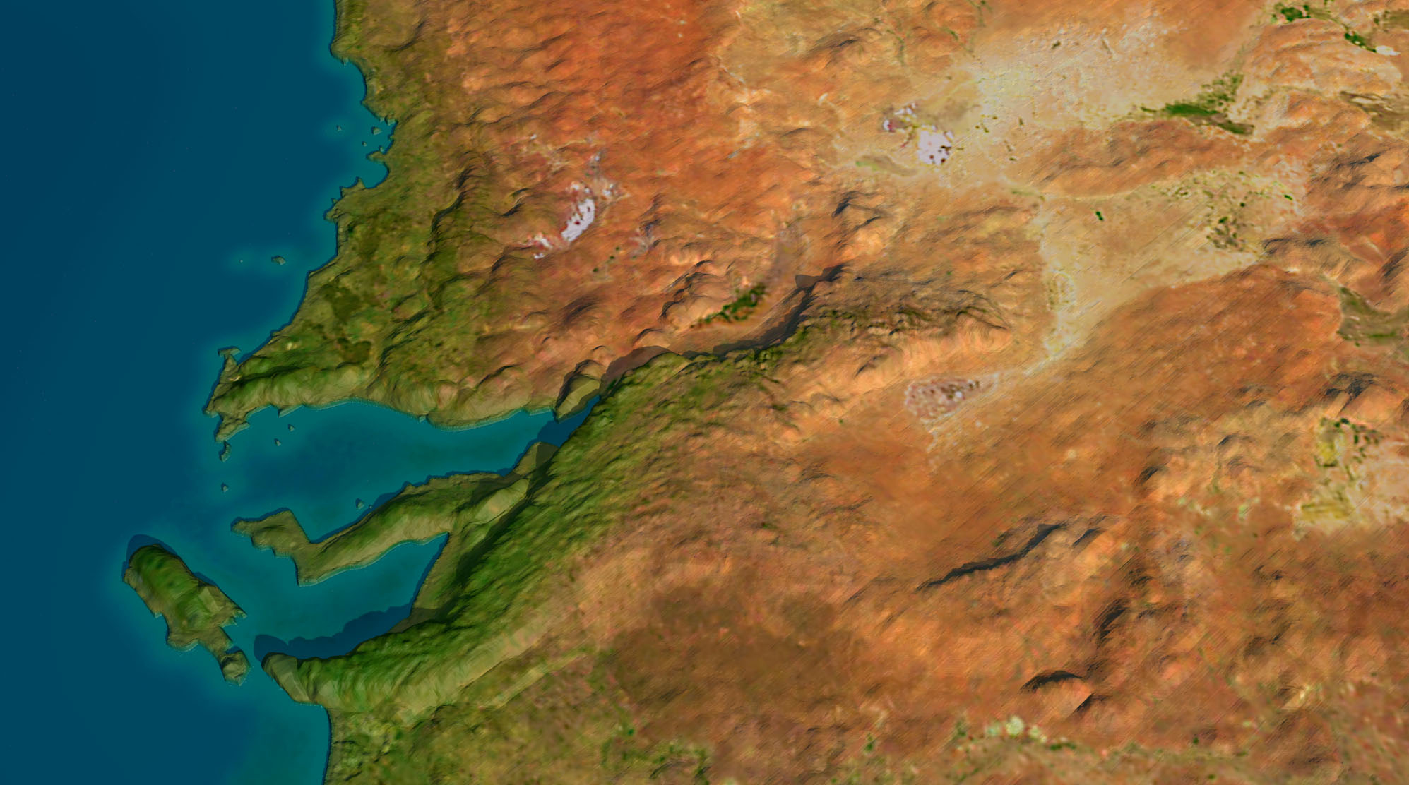 Australia realistic topography 3D model - TurboSquid 1308925