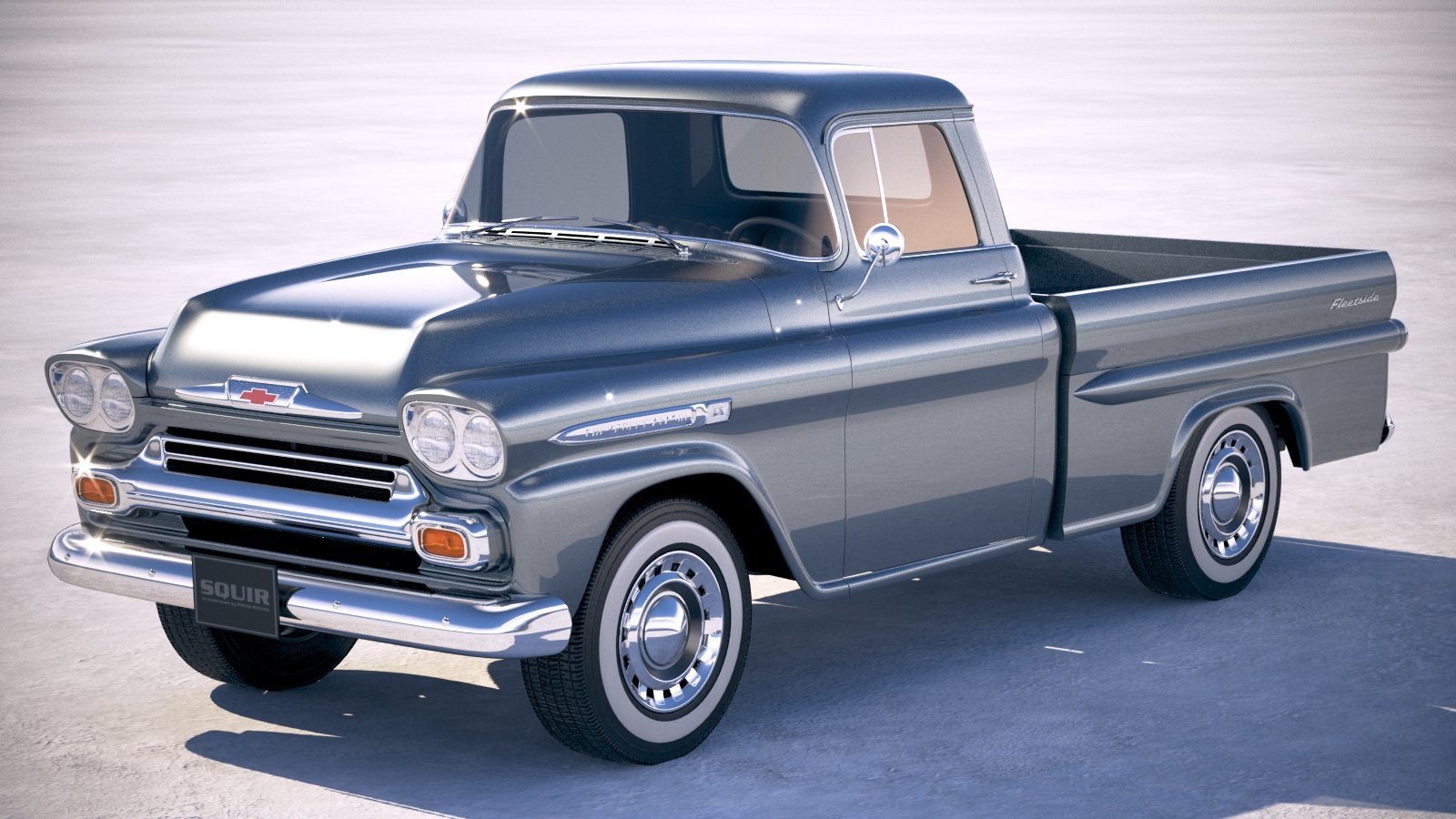 Chevrolet 3100 apache 3D model - TurboSquid 1309139