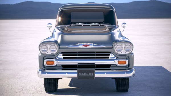 Chevrolet 3100 apache 3D model - TurboSquid 1309139