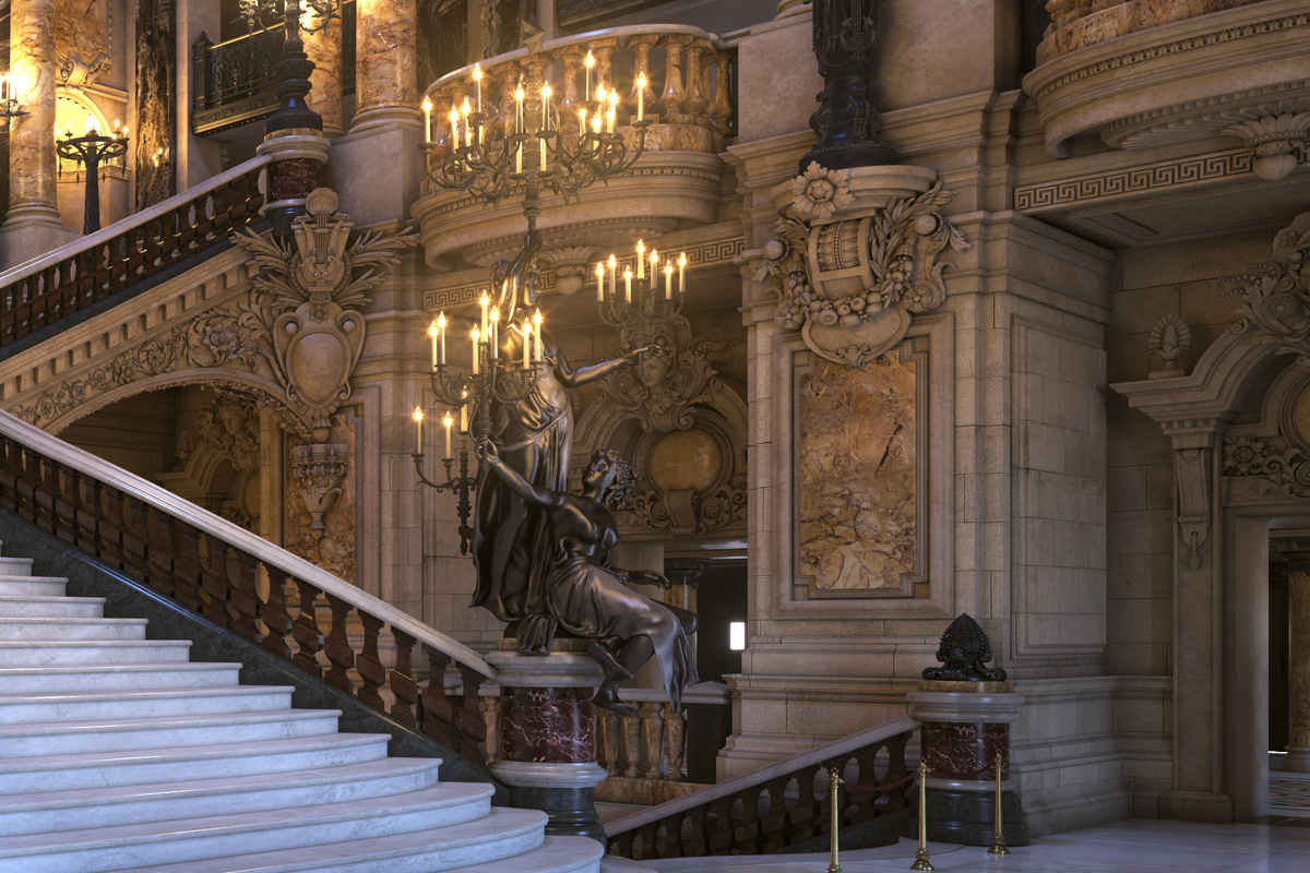3D model palais garnier interior paris opera - TurboSquid 1309277