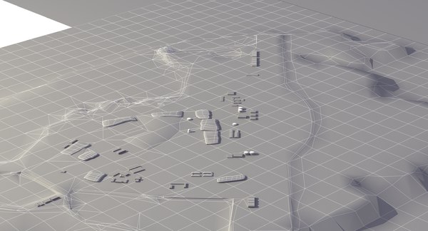 3D model pacific island naval base - TurboSquid 1309291