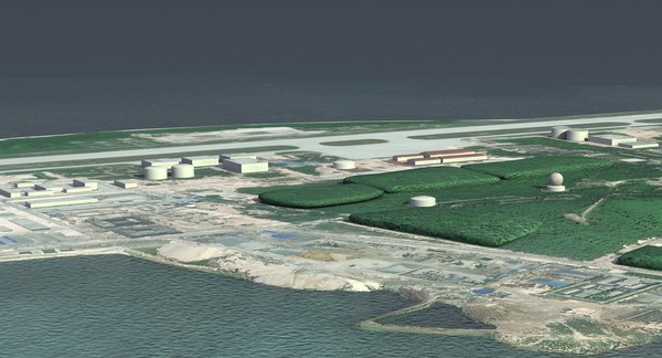 3D model pacific island naval base - TurboSquid 1309291