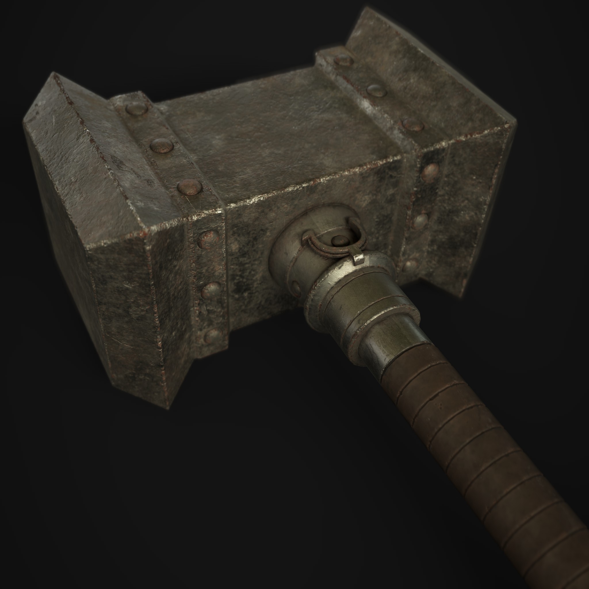 Medieval hammer 3D - TurboSquid 1309421