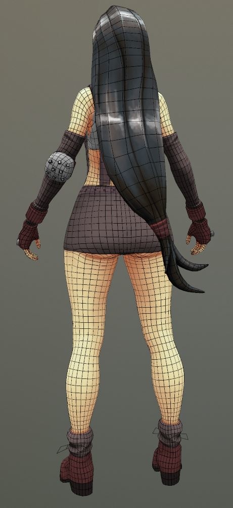 Free tifa lockheart 3D model - TurboSquid 1309431