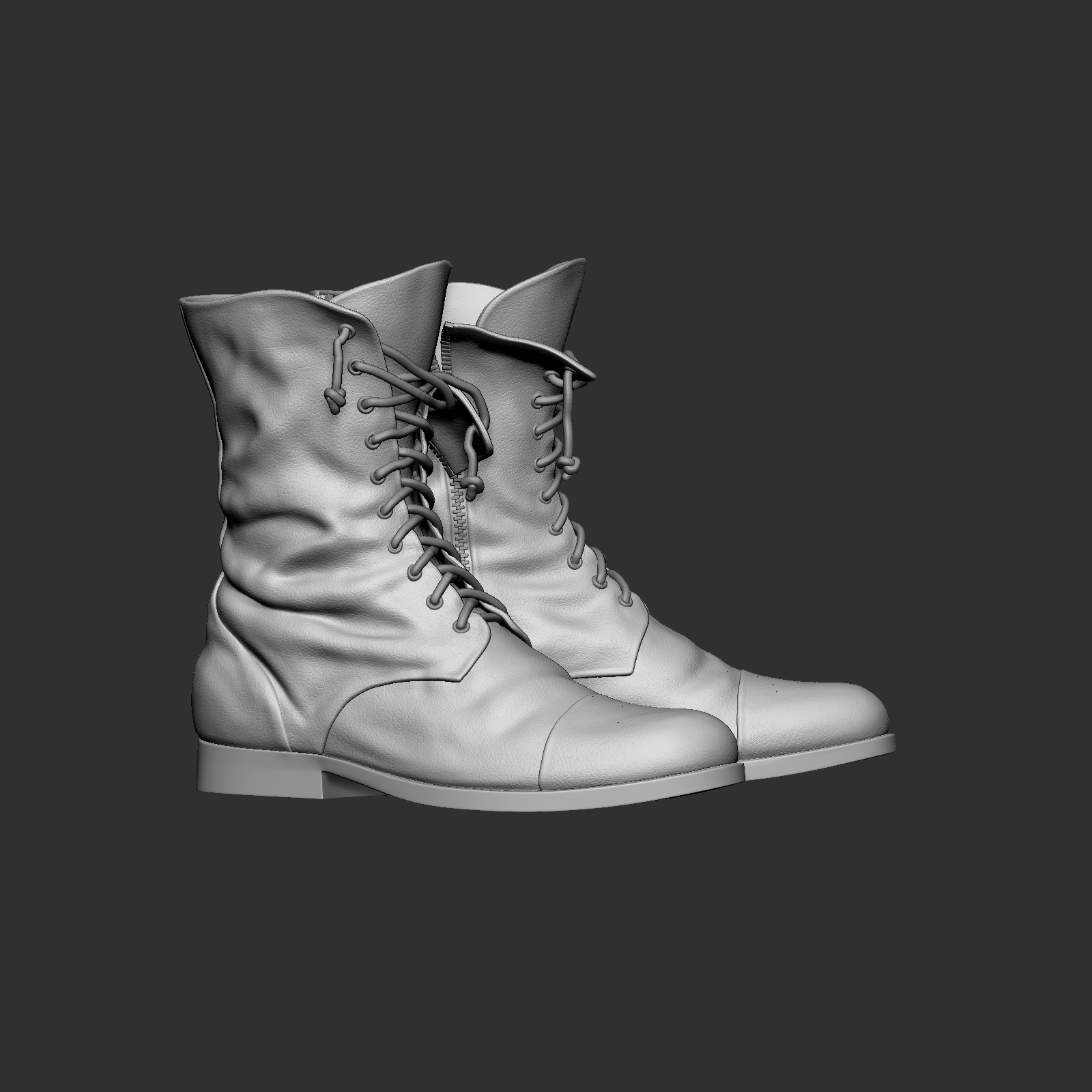 Boots zbrush base mesh 3D - TurboSquid 1309648