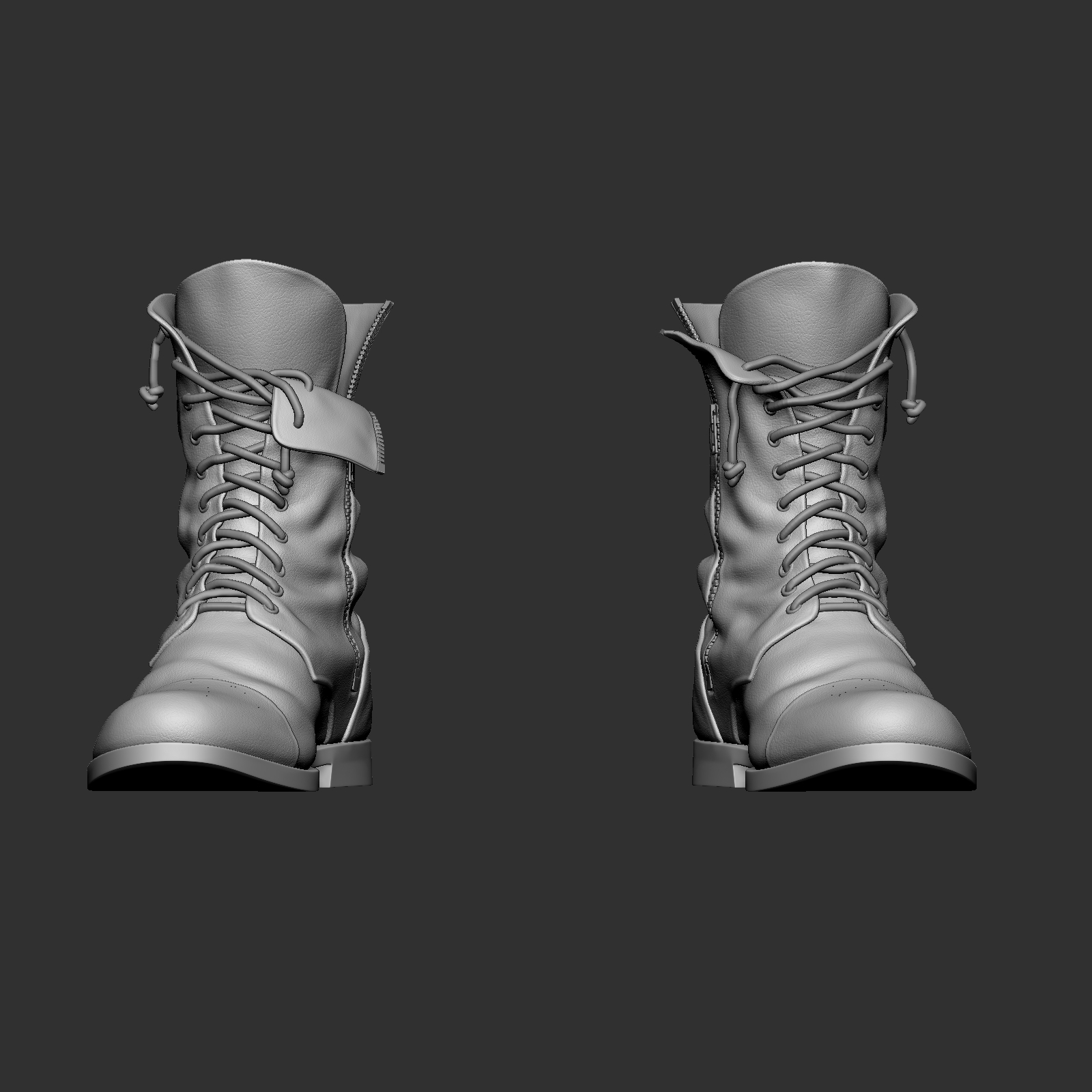 Boots zbrush base mesh 3D - TurboSquid 1309648