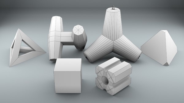 Set concrete breakwater blocks 3D model - TurboSquid 1309921
