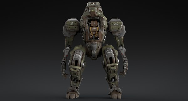 3D mech cockpit model - TurboSquid 1310446