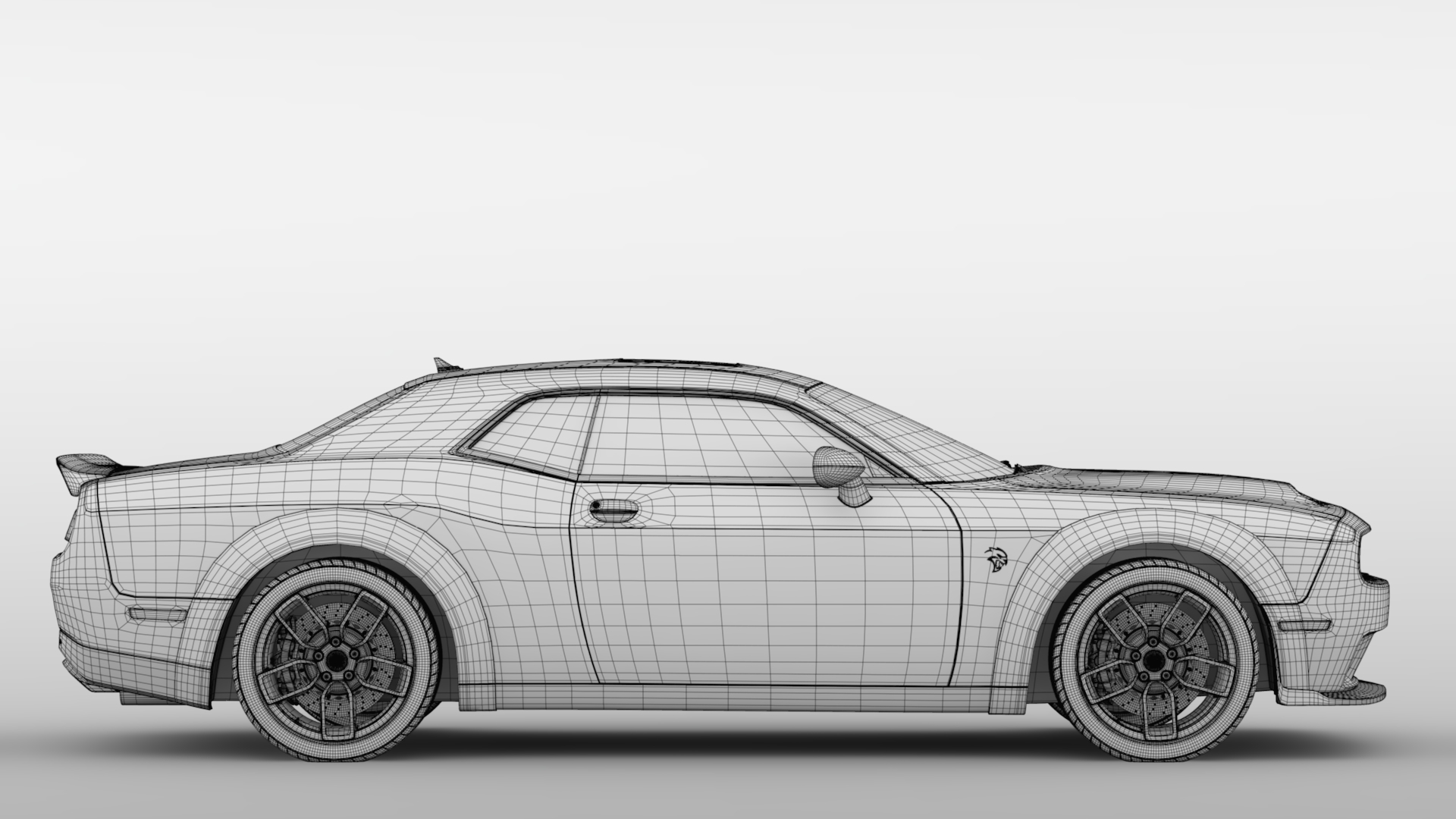 Dodge challenger srt hellcat 3D - TurboSquid 1310577