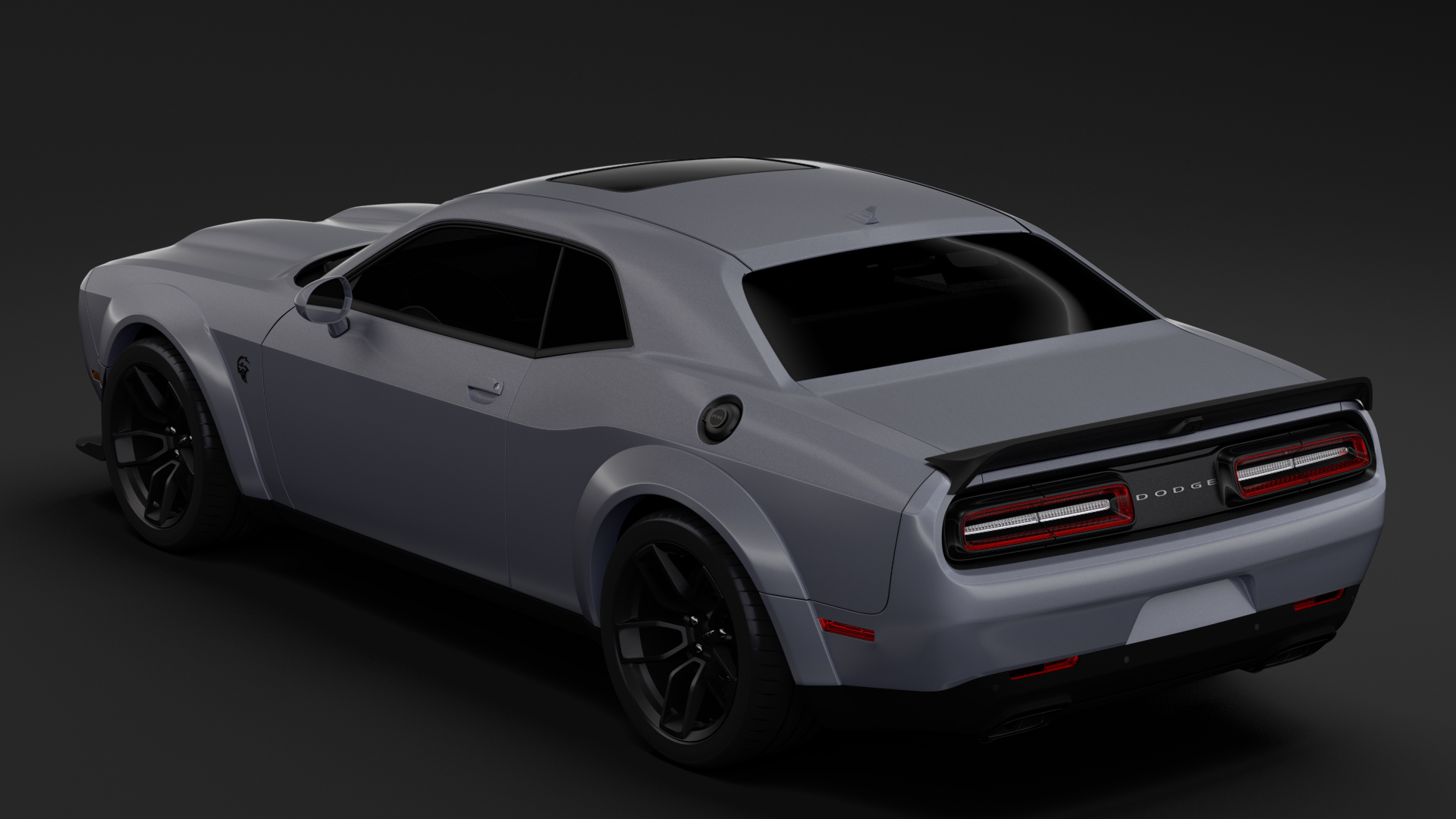 Dodge challenger srt hellcat 3D - TurboSquid 1310577