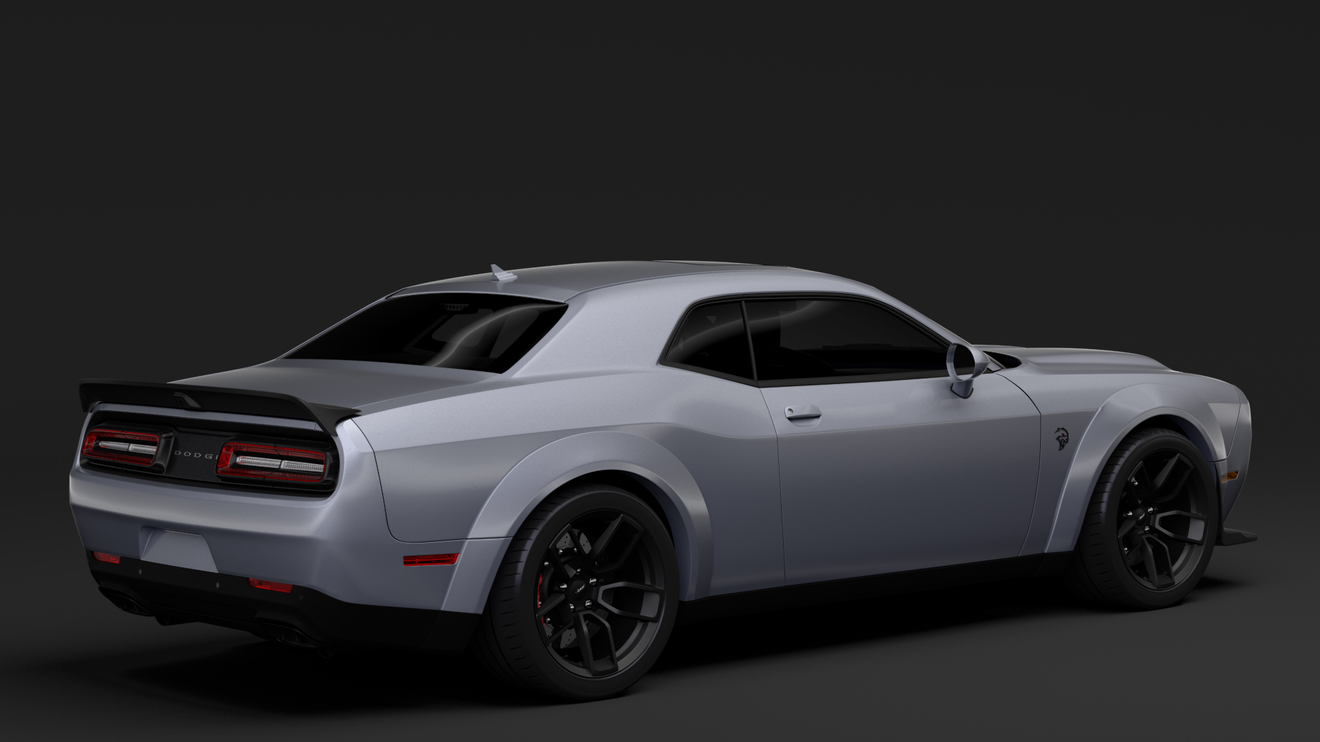 Dodge challenger srt hellcat 3D - TurboSquid 1310577