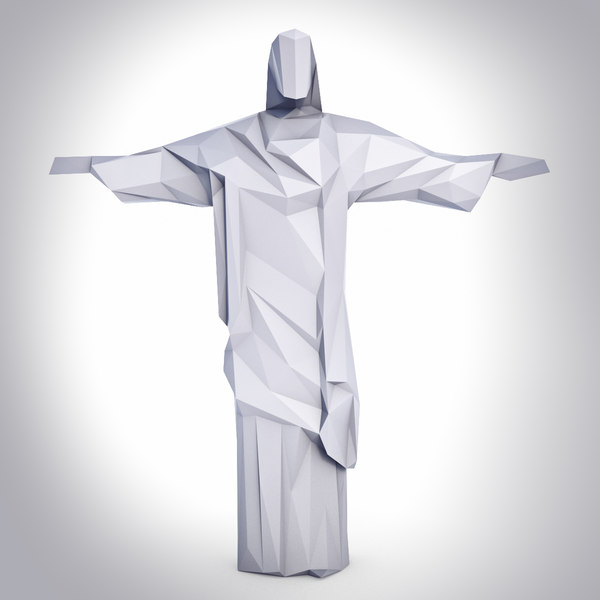 Christus der Erlöser Low Poly 3D-Modell - TurboSquid 1310625