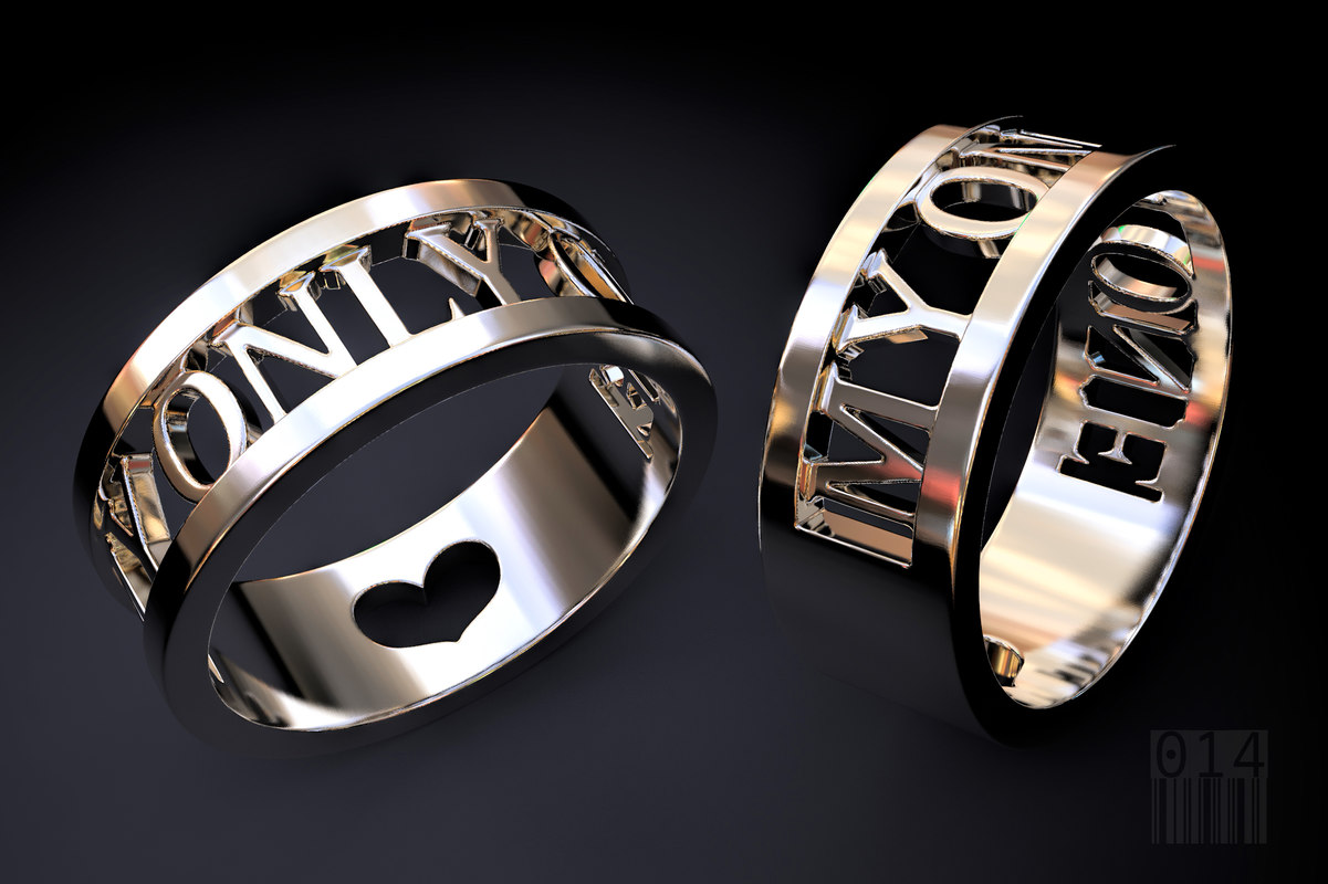 3D Ring Stl Print Model TurboSquid 1310631