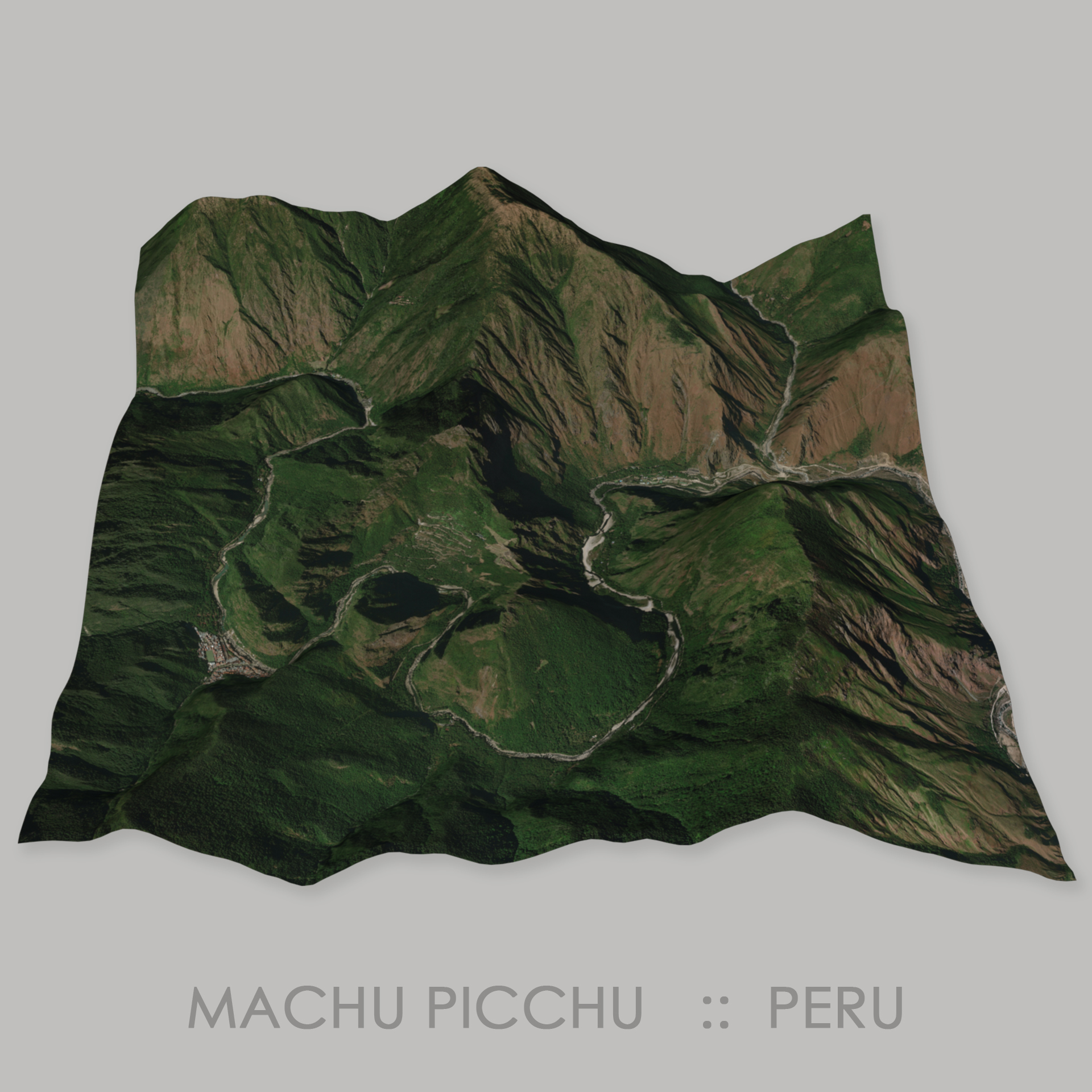 Machu Picchu Teren megalityczny Model 3D - TurboSquid 1310712