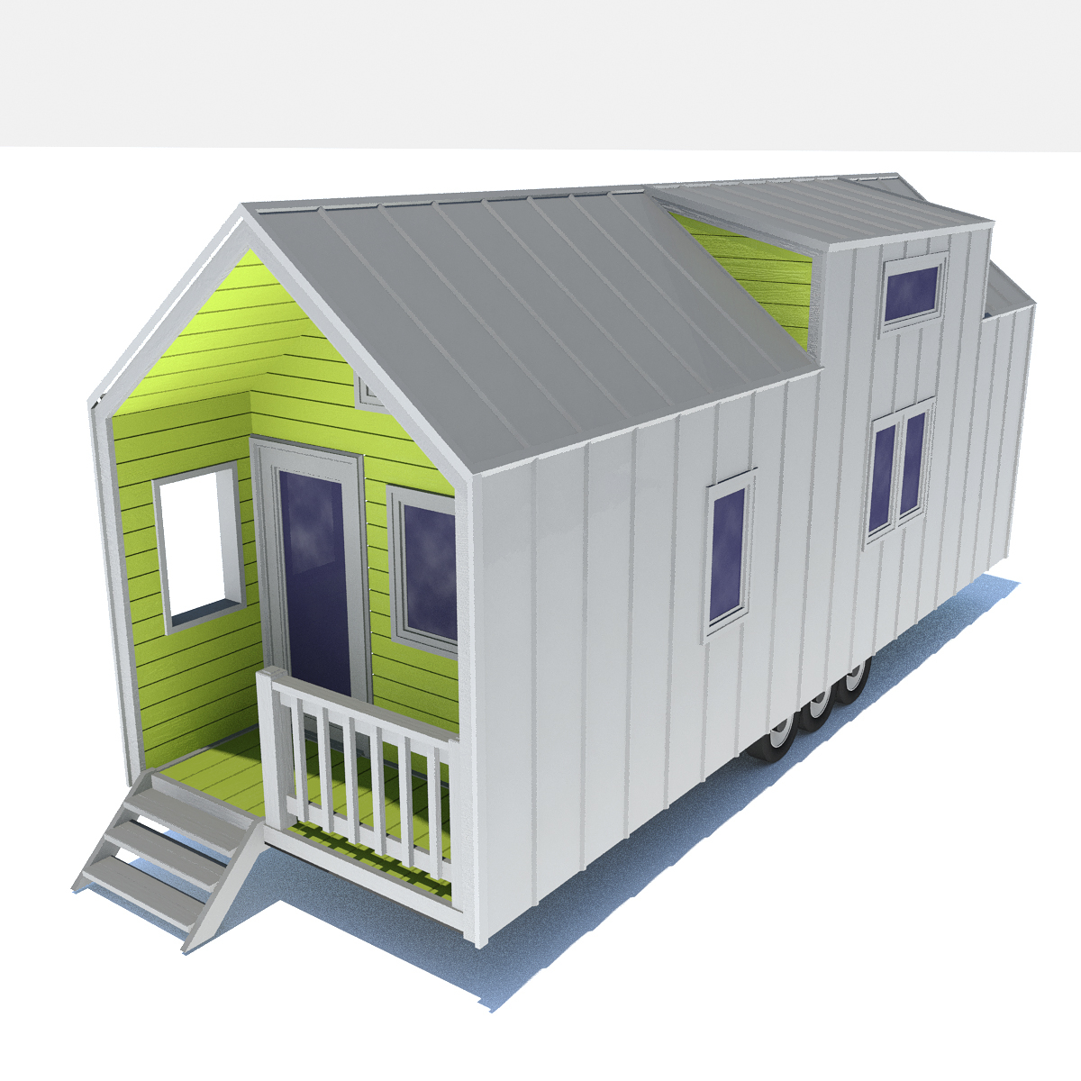 - tiny house 2 3D model - TurboSquid 1310714
