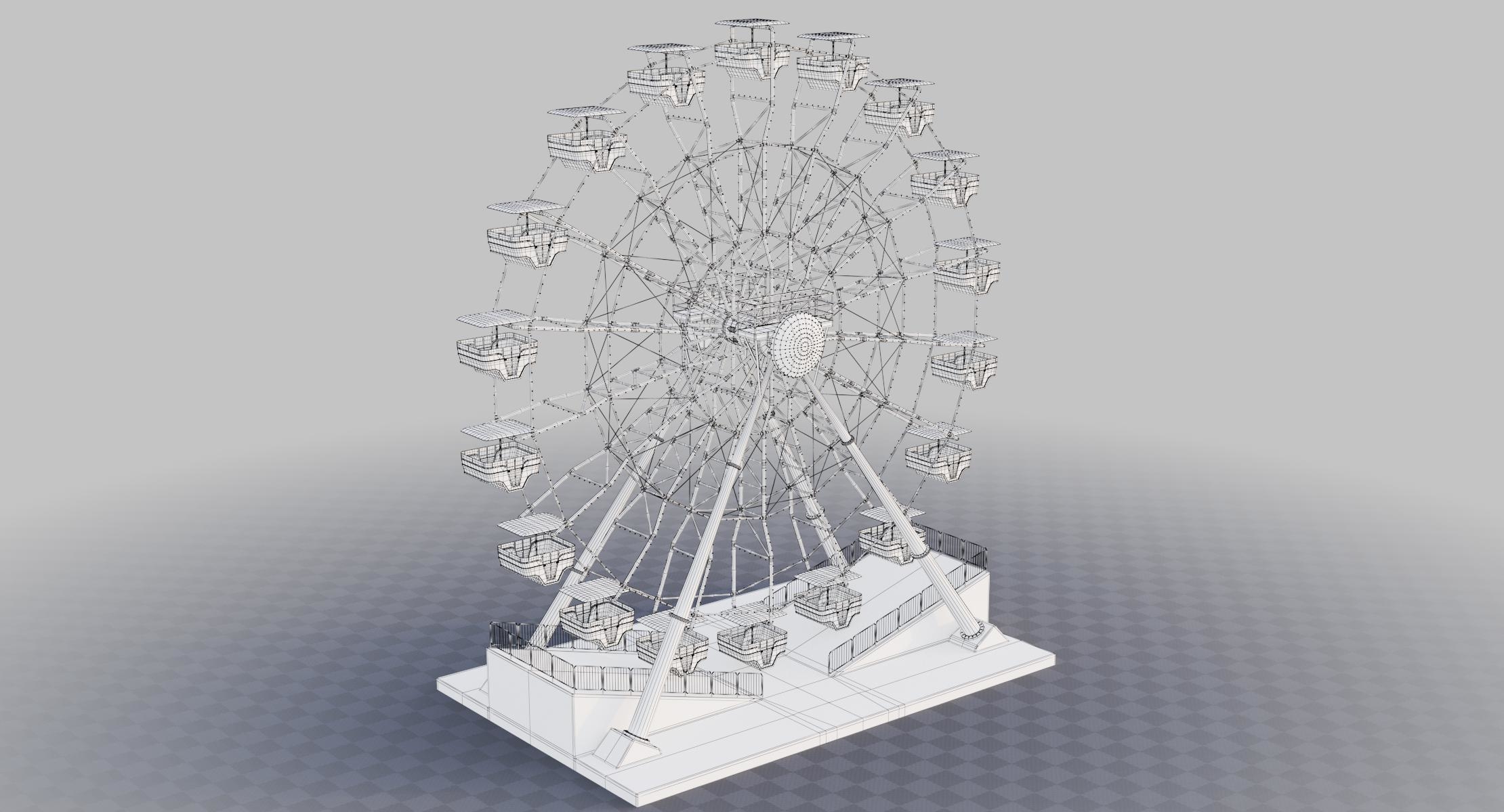 Ferris wheel 3D model - TurboSquid 1310915