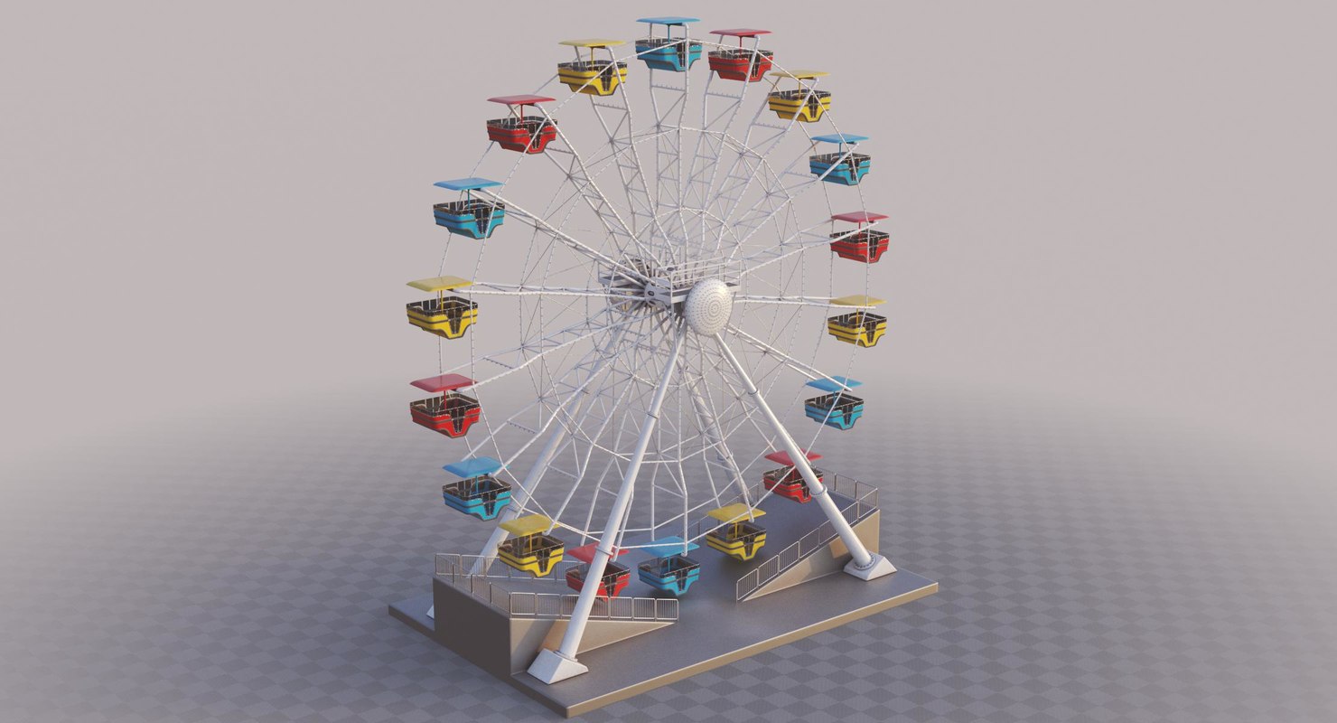 Ferris wheel 3D model - TurboSquid 1310915