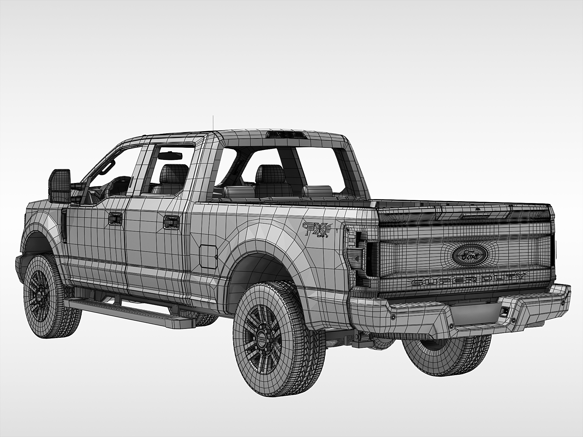 3D f250 super duty - TurboSquid 1310920