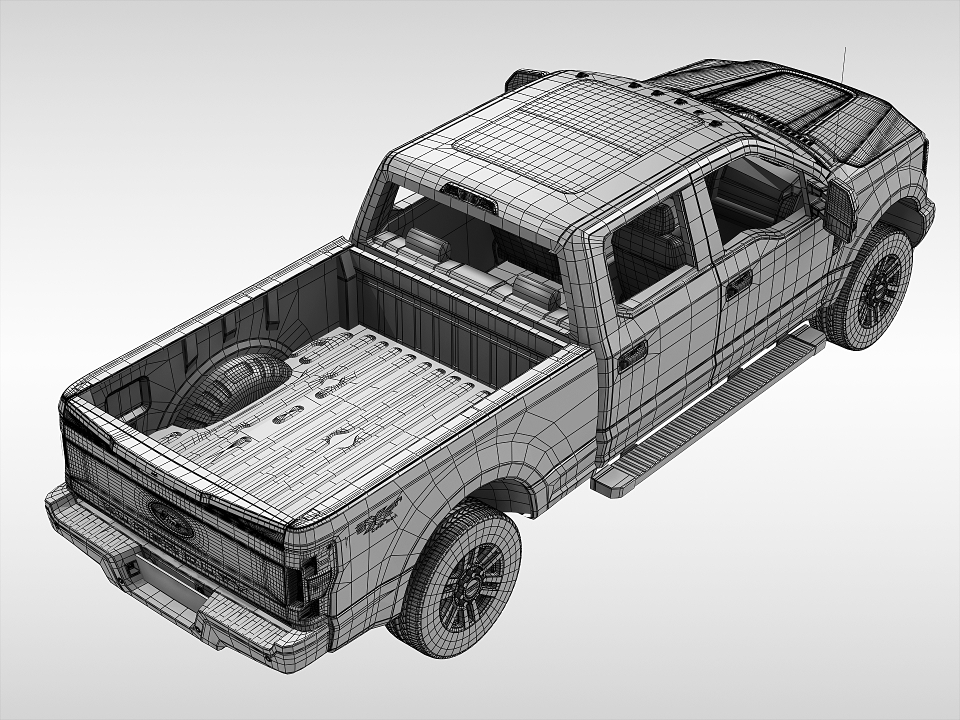 3D f250 super duty - TurboSquid 1310920