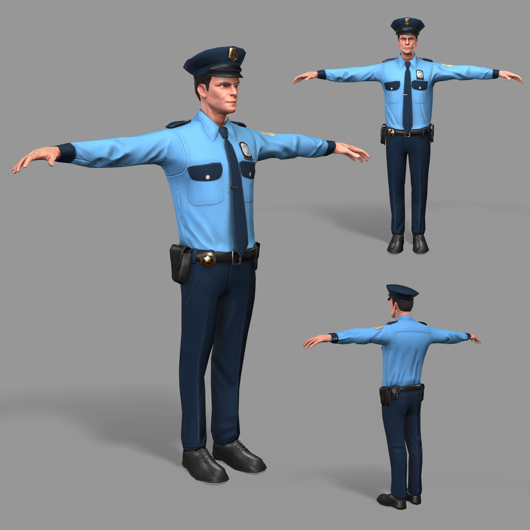 警察3D模型 - TurboSquid 1311058