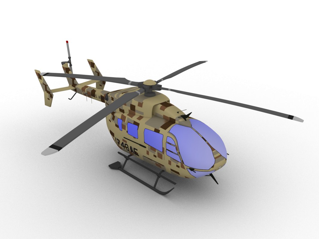 3D uh-72 lakota model - TurboSquid 1311085