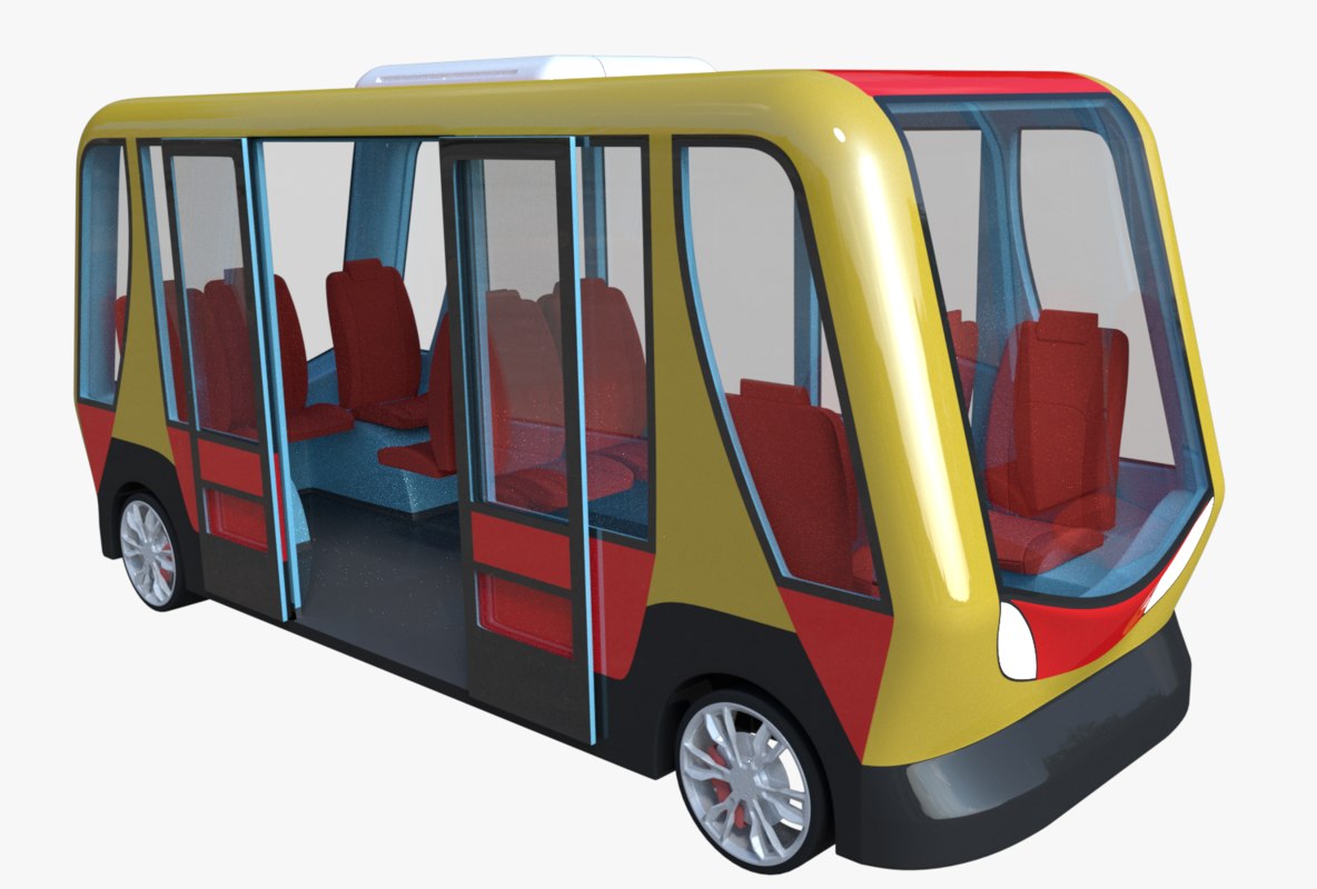 3D bus minibus smart - TurboSquid 1311101