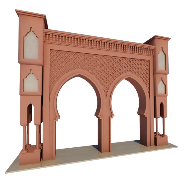 islamic window 3d model